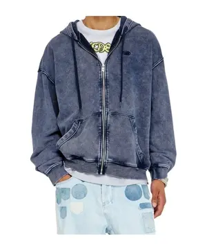 DIESEL® S-boxt-hood-zip-den Sweater