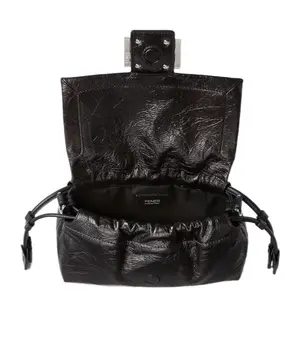 Fendi Baguette Soft Small Crackled Leather Mini-bag