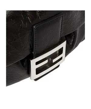 Fendi Baguette Soft Small Crackled Leather Mini-bag