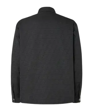 Fendi Ff Zucca Jacquard Nylon Blouson