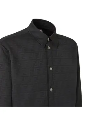 Fendi Ff Zucca Jacquard Nylon Blouson