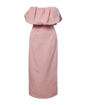 Women's Ruffled Off-the-Shoulder Midi Dresses