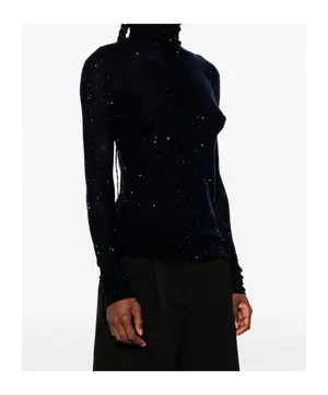 Pinko Turtleneck Knitted Jumper - Black