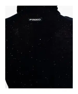 Pinko Turtleneck Knitted Jumper - Black