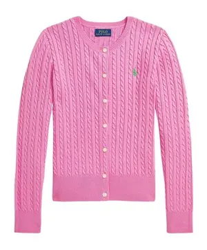 Polo Ralph Lauren Long-sleeved Knitted Cardigan - Pink