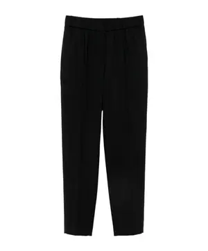 Peserico Elasticated Waistband Pressed Crease Trousers