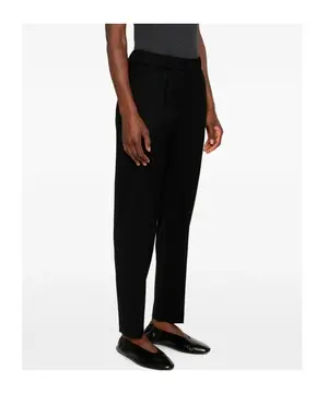 Peserico Elasticated Waistband Pressed Crease Trousers