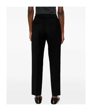 Peserico Elasticated Waistband Pressed Crease Trousers