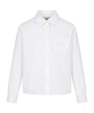Fendi Long-sleeved Shirt - White