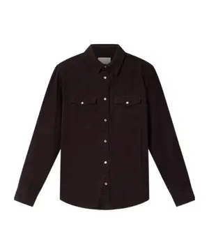Isabel Marant Étoile Fine Cotton Corduroy Shirt - Coffee