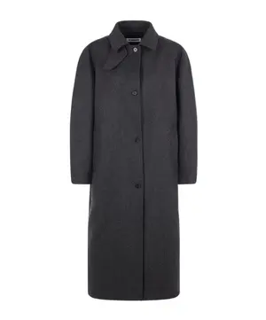 JIL SANDER Long-sleeved Coat - Grey