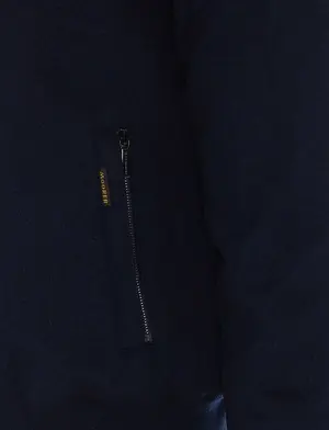 MOORER Long Sleeve Hooded Zip-up Jacket