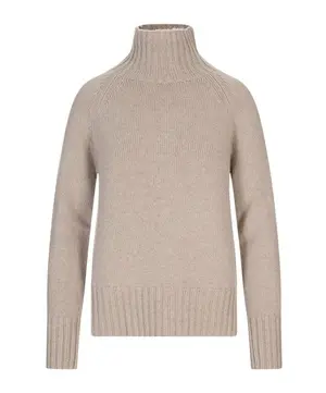 Max Mara Turtleneck Sweater - Light Brown