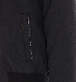 MOORER Long-sleeve Zip-up Hooded Jacket