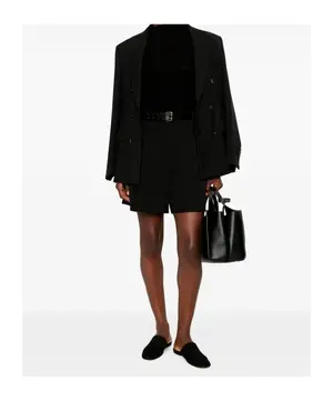 Pinko Belted Pleated Shorts