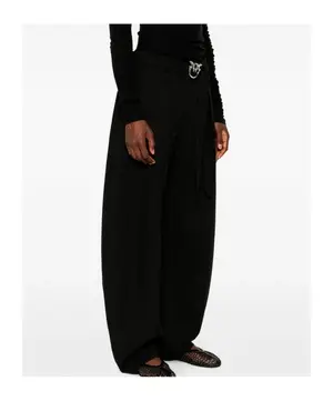 Pinko Love Birds Straight Leg Trousers
