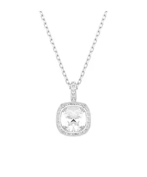 SWAROVSKI Crystal-pendant Cable-link Necklace - White