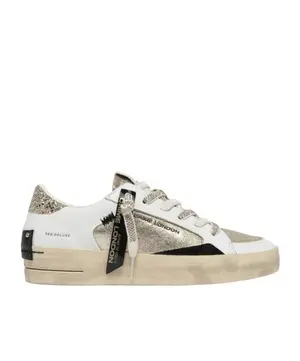 CRIME LONDON Round-toe Sneakers - Nude