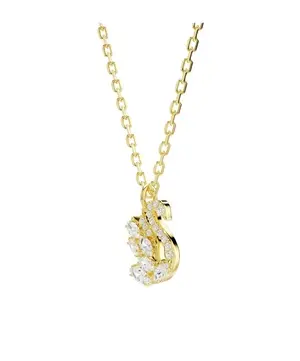 SWAROVSKI Swan Motif Crystal Pendant Necklace