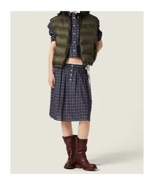 Miu Miu Padded Light Pongé Vest