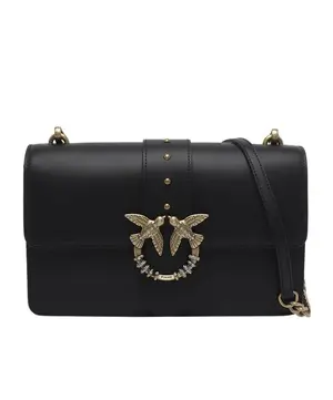 Pinko Logo Plaque Shoulder Bag