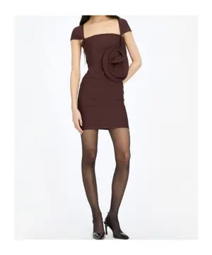 ROTATE BY BIRGER CHRISTENSEN Rose Cap-sleeve Mini Dress