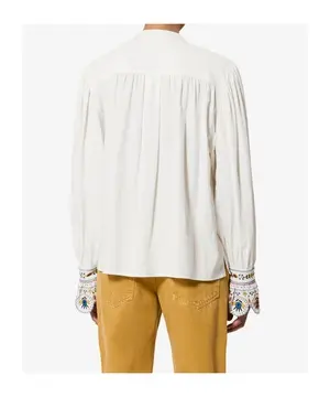 Isabel Marant Étoile Monique Embroidered Blouse - White