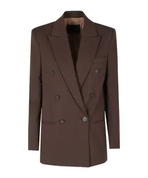 DONDUP Long-sleeve Suit Jacket - Chocolate