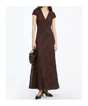 ROTATE BY BIRGER CHRISTENSEN Flower-mesh Sleeveless Maxi Dress