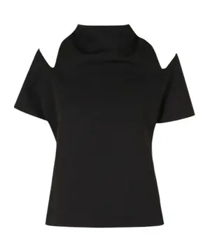 Federica Tosi Off-the-shoulder T-shirt - Black