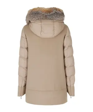 MOORER Long-sleeve Hooded Padded Jacket