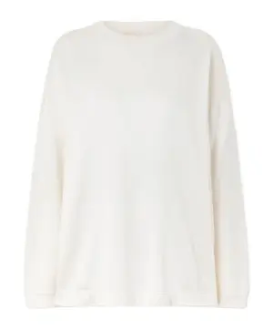 Khaite Oversized Crew Neck Long-sleeve Top