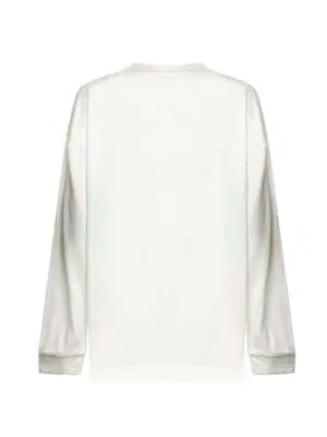 Khaite Oversized Crew Neck Long-sleeve Top