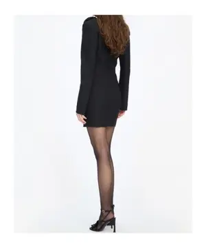 ROTATE BY BIRGER CHRISTENSEN Crepe Mini Long Sleeve Dress With Floral Detail