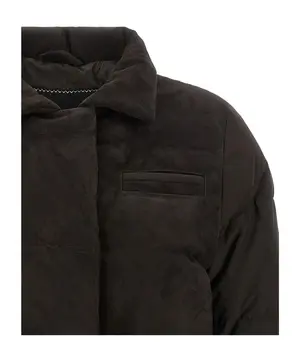 Kiton High-necked Cotton Coat