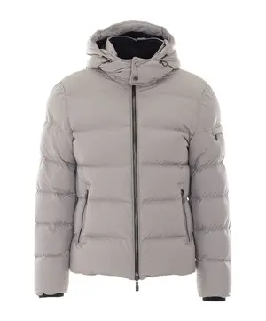 MOORER Long-sleeved Padded Jacket - Gray