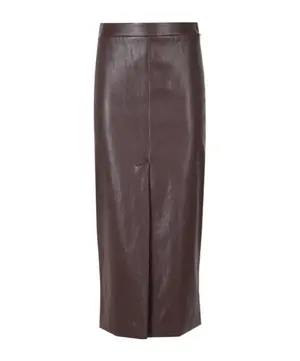 Herno Straight-cut Skirt - Bordeaux