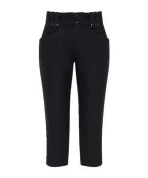 Isabel Marant Étoile Button-detail Cropped Casual Trousers - Black