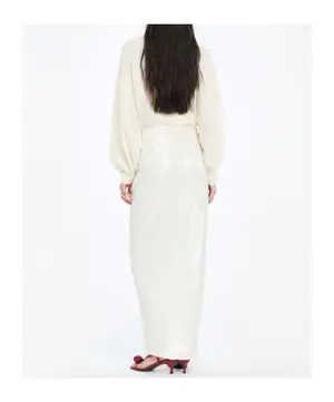 ROTATE BY BIRGER CHRISTENSEN Sequins Knot Skirt