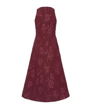 ROTATE BY BIRGER CHRISTENSEN Jacquard Flared Dress