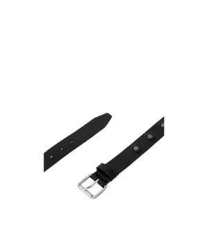 LEMAIRE Marguerite Studded Belt - Black