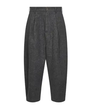 UMA WANG Casual Pants With Belt Loops - Grey
