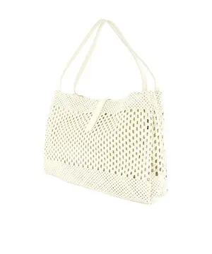FERRAGAMO Large Woven Tote Bag