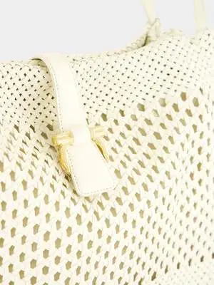 FERRAGAMO Large Woven Tote Bag