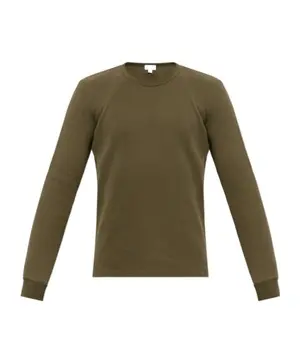 MAISON MARGIELA Waffle-knit T-shirt - Green