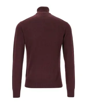 Emporio Armani Pure Cashmere Rollneck Jumper - Brown