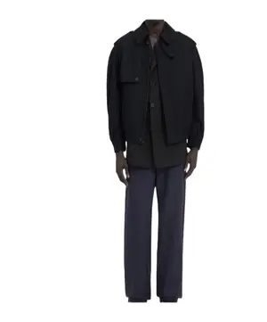 MAISON MARGIELA Cotton Twill Jacket - Black