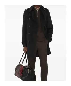 Burberry Belted Long Sleeve Coat