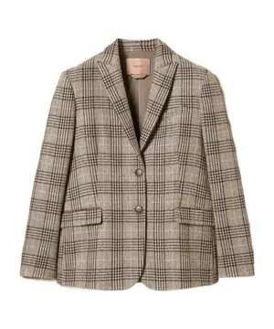 TWINSET Checked Sequin Blazer