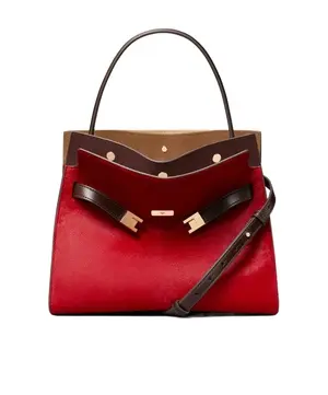 Tory Burch Lee Radziwill Small Shoulder Bag - Red